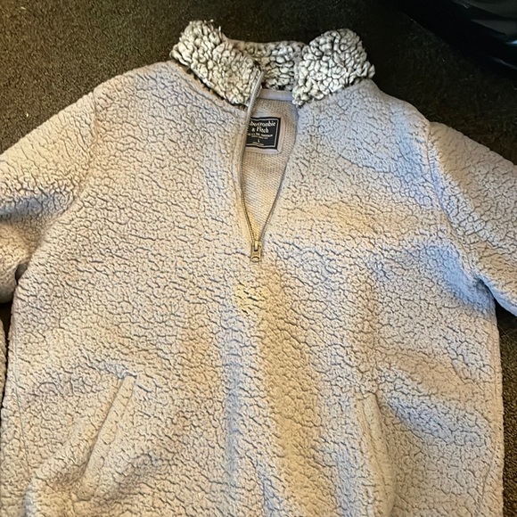 Abercrombie & Fitch | Sweaters | Abercrombie Fitch Large Sherpa Fleece Pullover | Poshmark